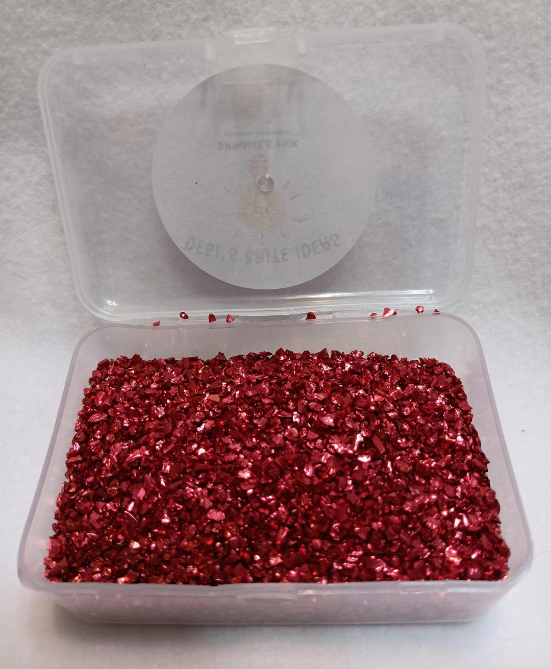 Crushed Glitter Rock Red Sprinkle 100G - Etsy