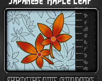 Japanese Chrysanthemum Tattoo Procreate Stamp - Set 1 | 20 Japanese ...