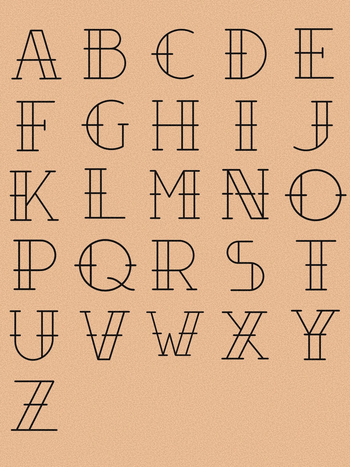Traditional Tattoo Lettering Procreate Stamp - Set 1 | 26 Trad Font ...