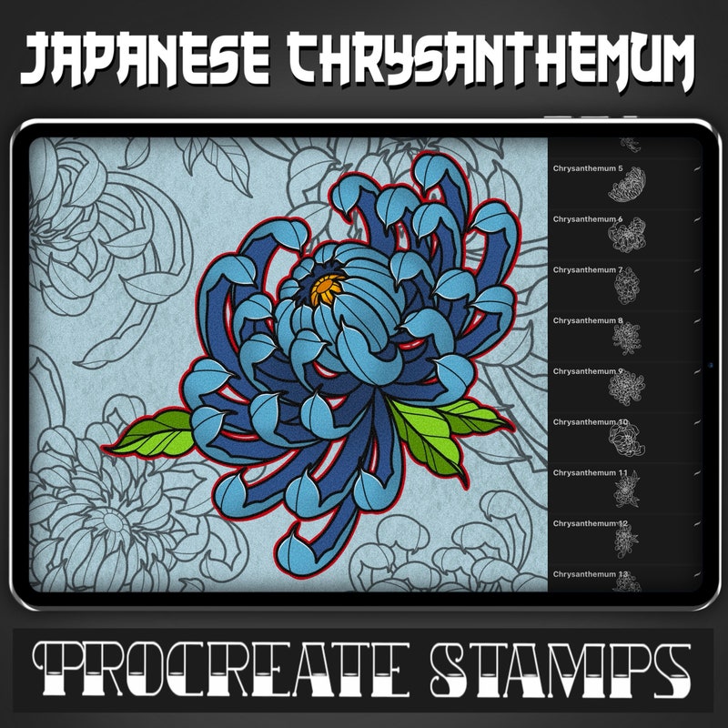 Chrysanthemum Tattoo - Etsy UK