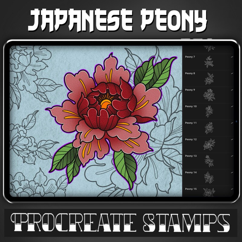 Japanese Peony Wall Art - Etsy