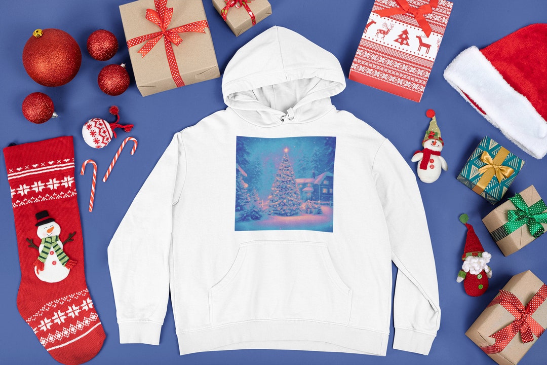 Christmas Landscape Sweat Christmas Themed Sweat Beautiful - Etsy