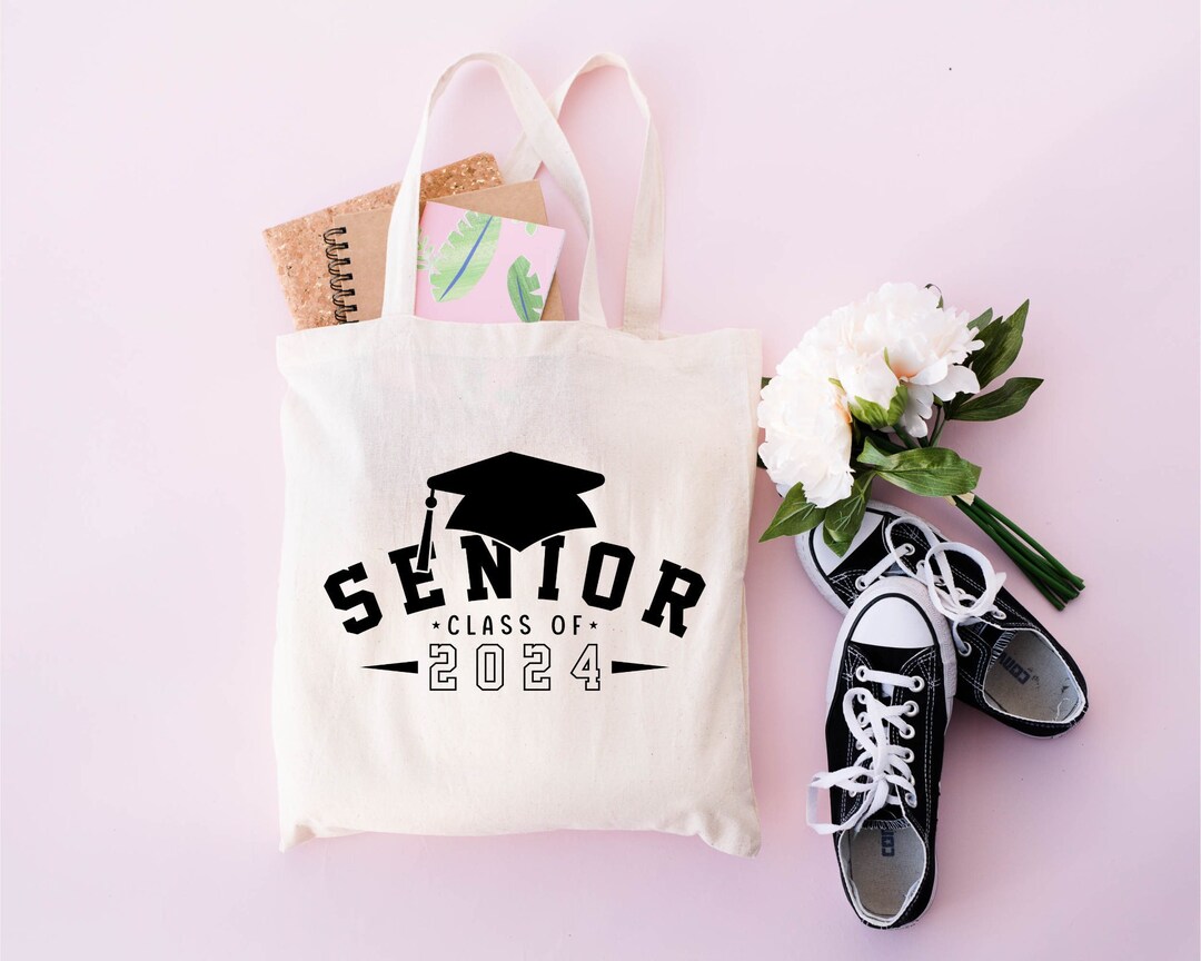 Senior 2024 Tote Bags, Class of 2024 Totes, Back to School Tote Bag ...