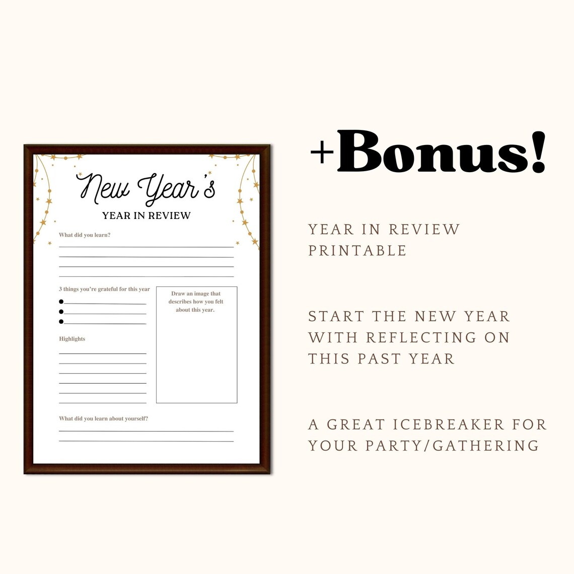 New Years Games Printable New Year's Eve Game Bundle Party Games New ...