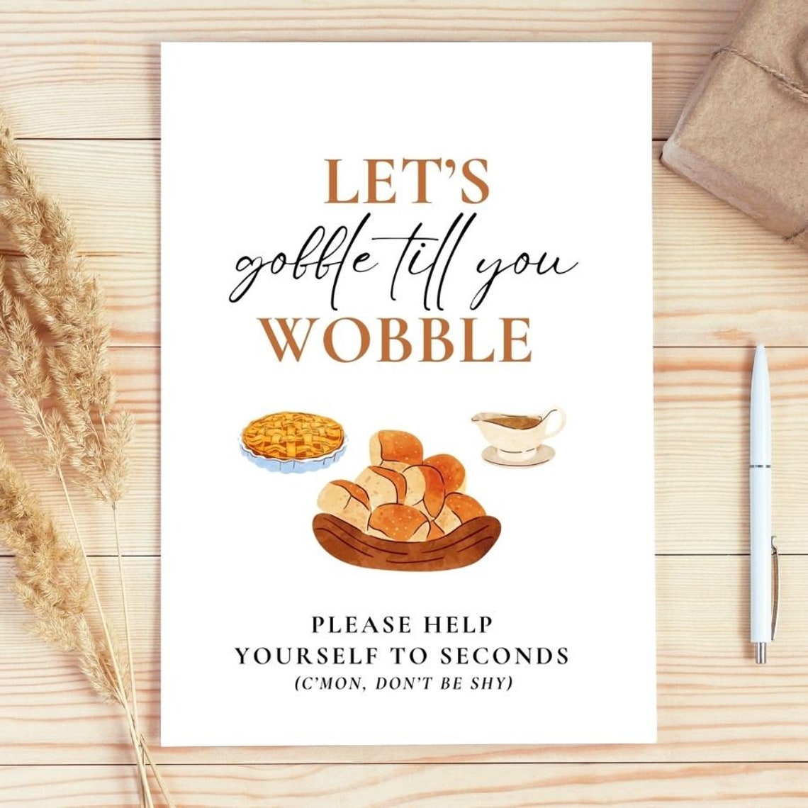 EDITABLE Friendsgiving Food Bar Sign, Canva Template Friendsgiving ...