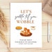 EDITABLE Friendsgiving Food Bar Sign, Canva Template Friendsgiving ...