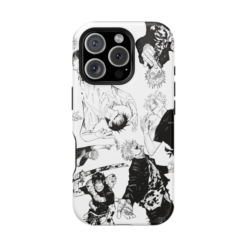 Anime Manga JJK Gojo & Toji iPhone Magnetic Tough Case, Anime ...