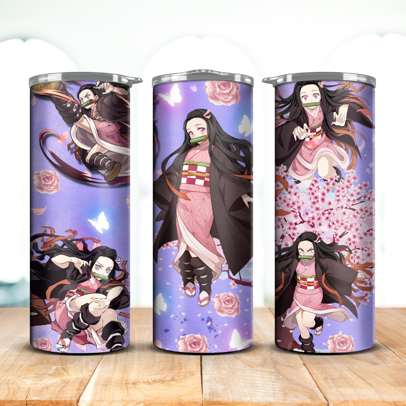 Anime Nezuko Design 20oz Tumbler - Etsy