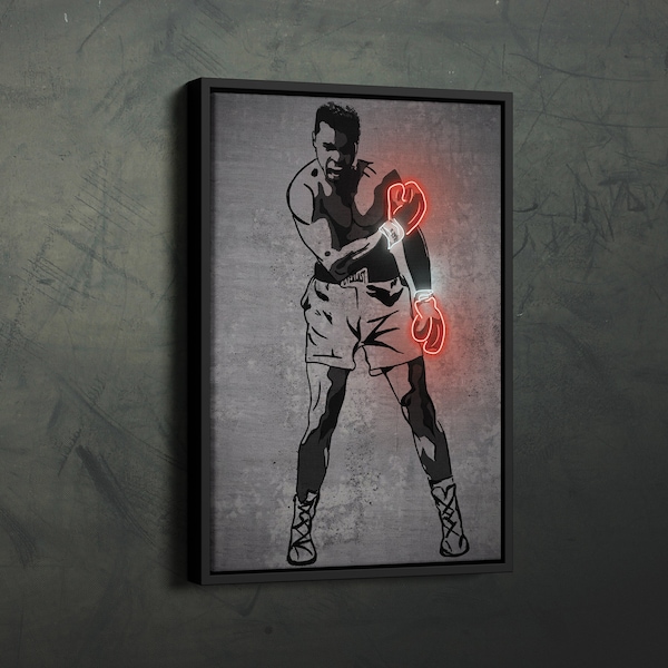 Muhammad Ali Canvas - Etsy