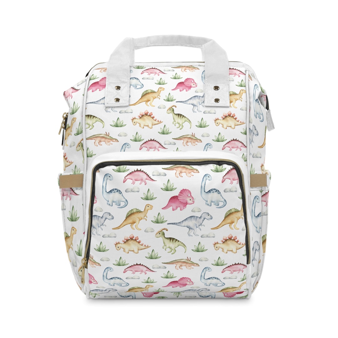 Multifunctional Diaper Backpack, Dinosaur Diaper Bag, Backpack ...