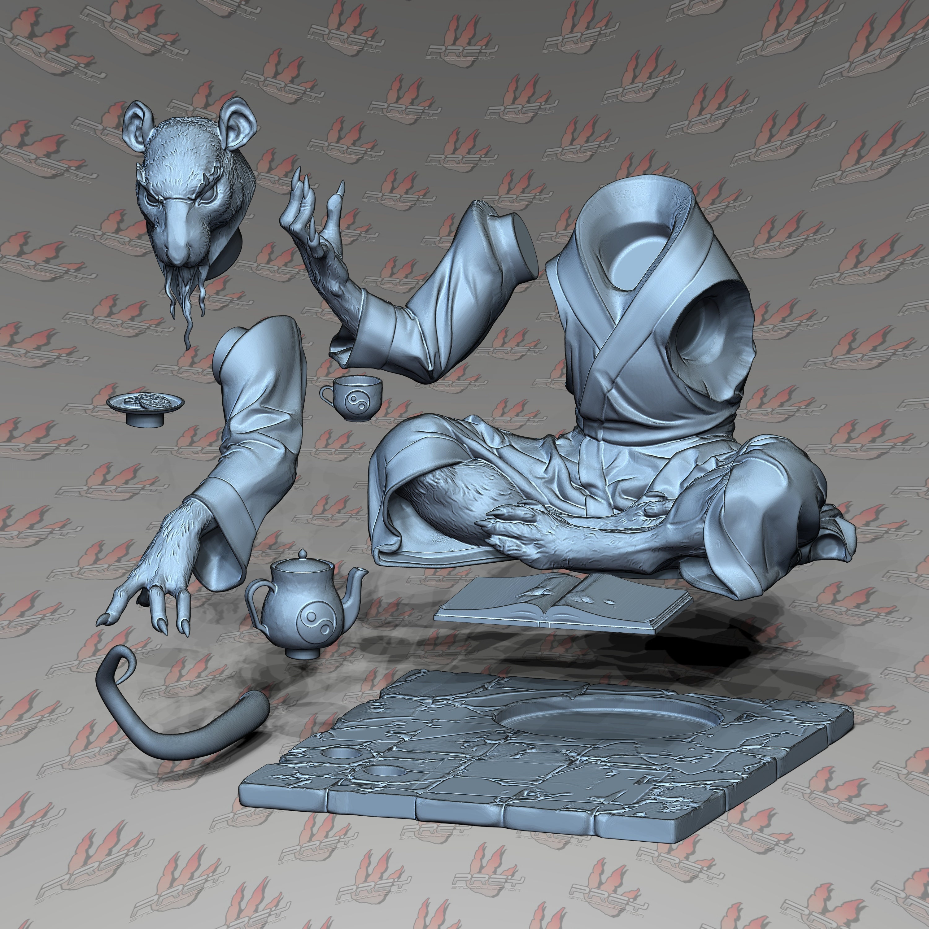 TMNT Splinter 3d Model Figure STL File Download Stl - Etsy Australia