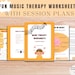 Soundtrack of My Life: Music Therapy Fun Worksheet - Etsy