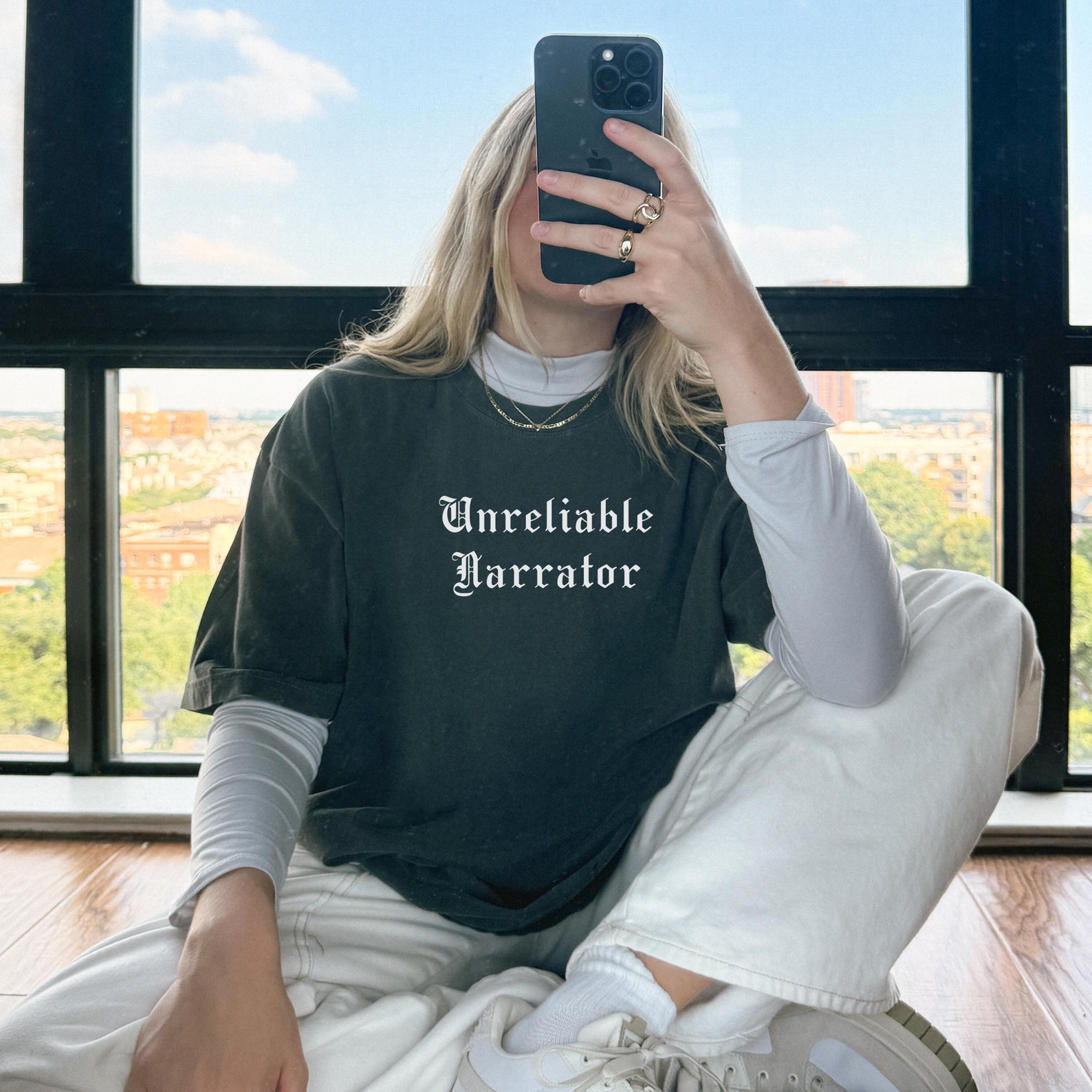 Unreliable Narrator Shirt, Gothic Literary Tee, Bookish Gifts, Light ...