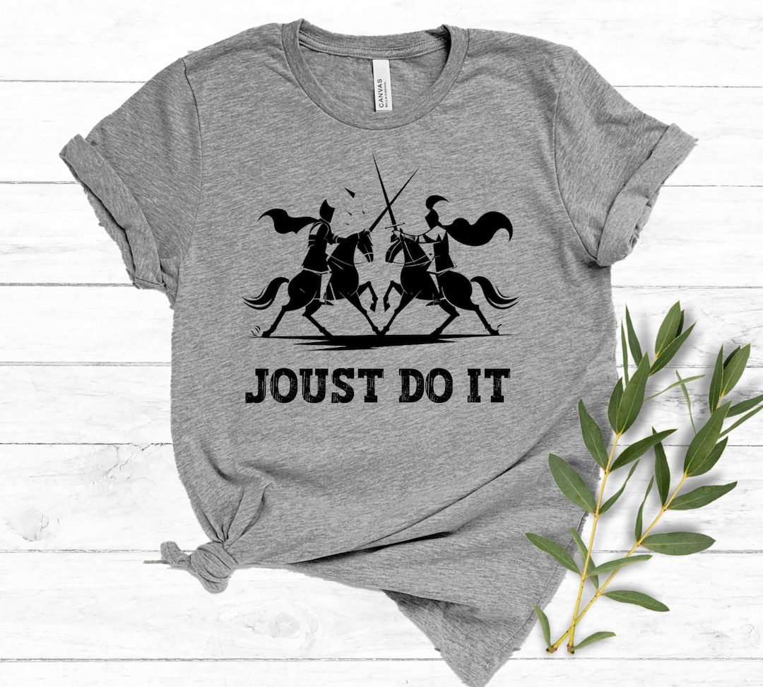 Renaissance Fair Tshirt, Knights Jousting, Medieval Graphic Tee, Ren ...