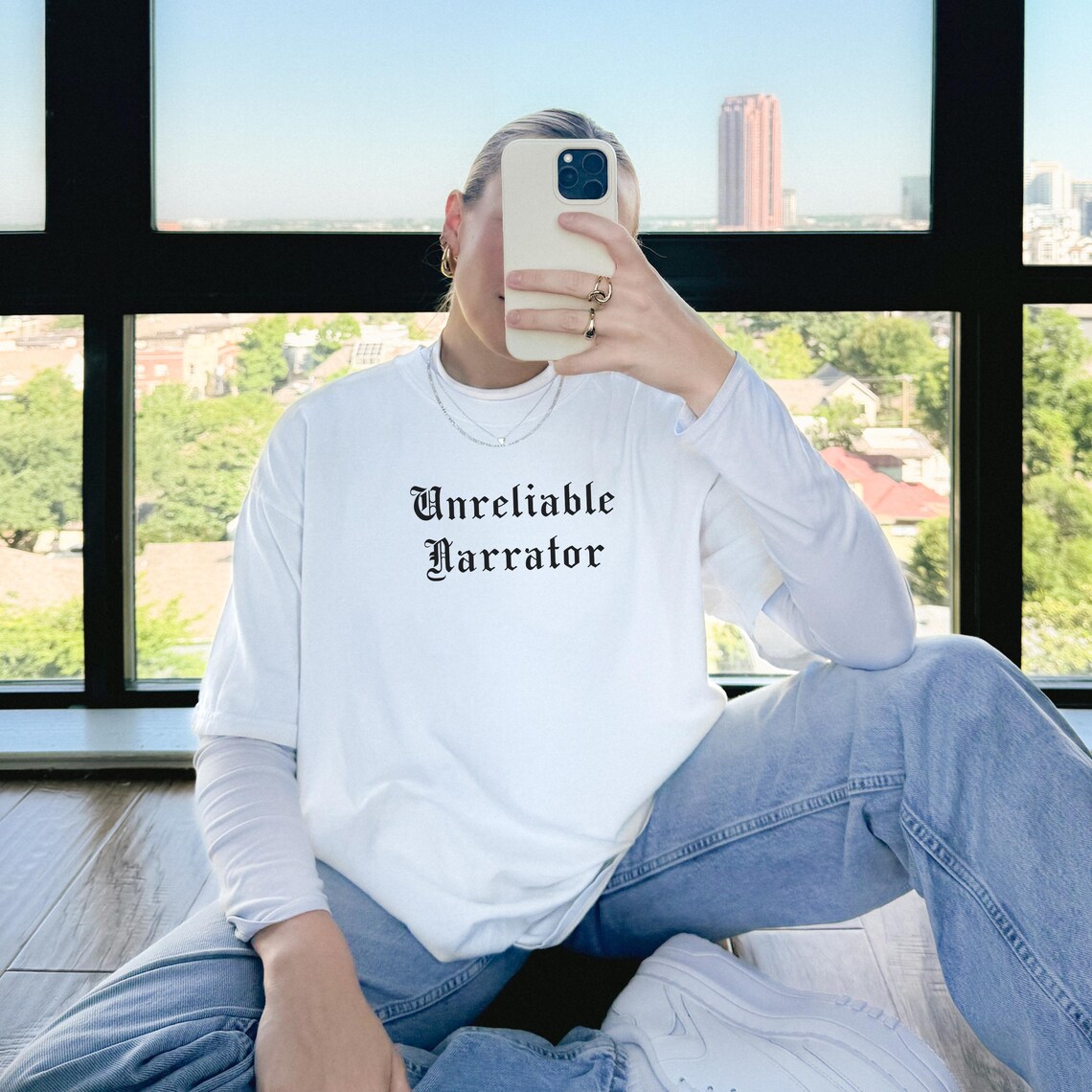 Unreliable Narrator Shirt, Gothic Literary Tee, Bookish Gifts, Light ...