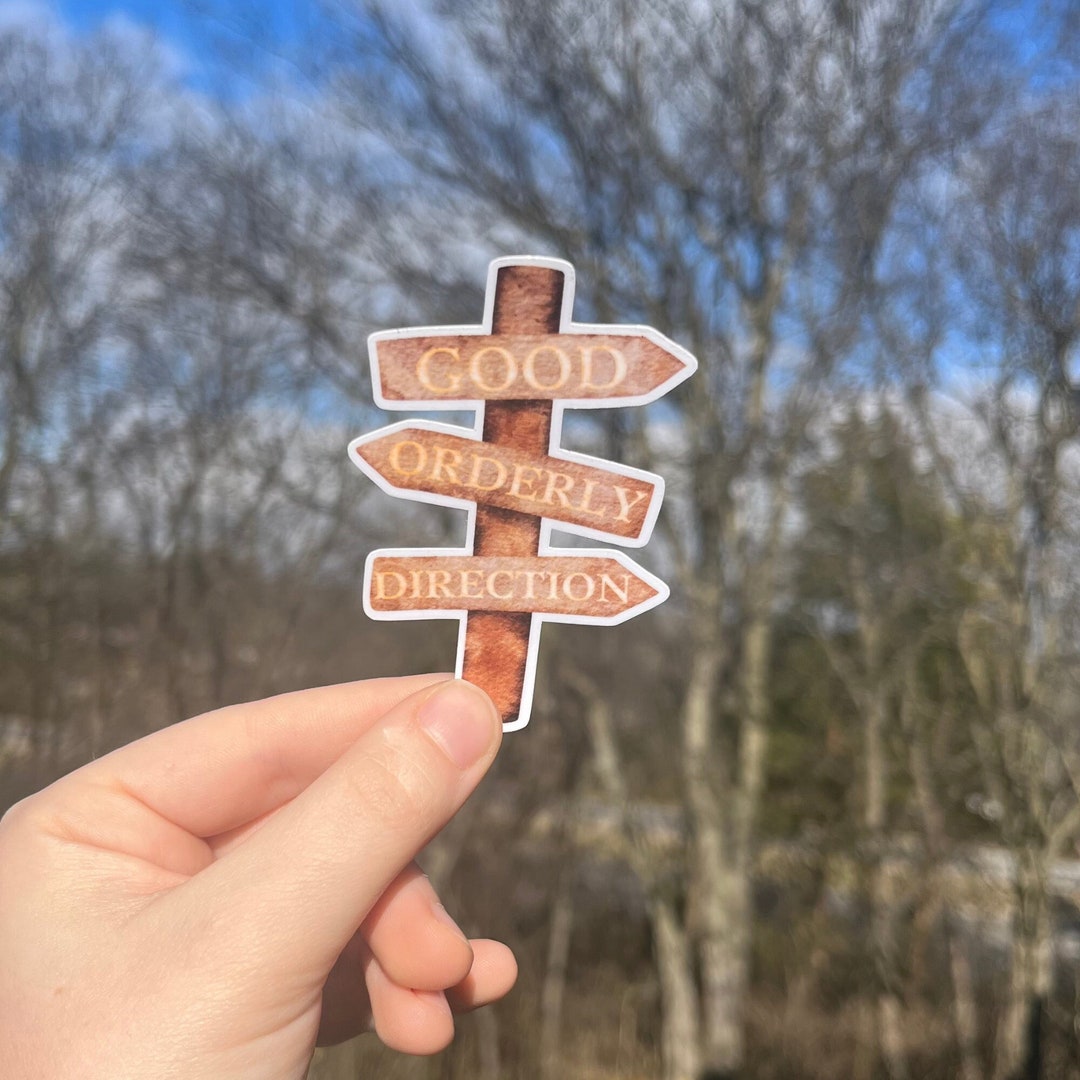 Good Orderly Direction: GOD Recovery Sticker, Sobriety Gift ...