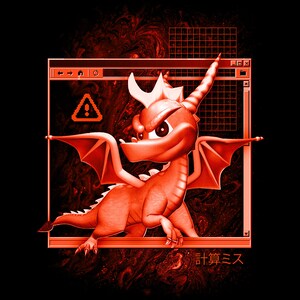 Spyro 2 Ripto's Rage Retro Long Sleeve Playstation Shirt Vaporwave ...