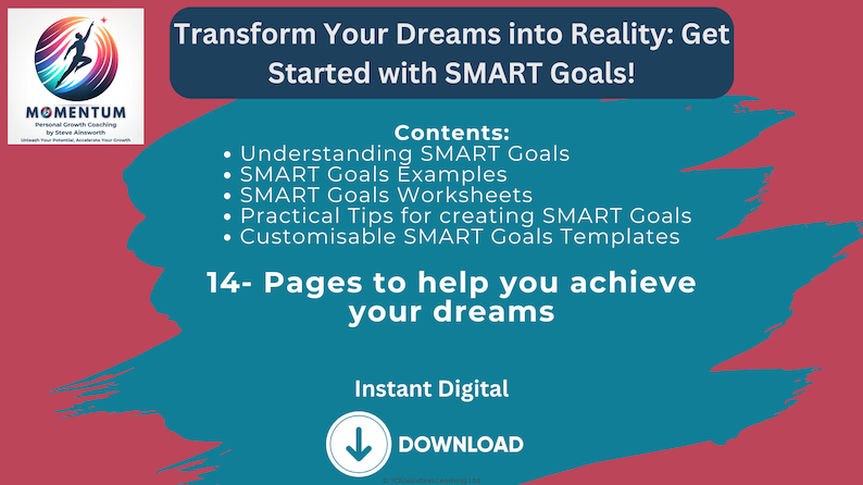 SMART Goals Success Kit | Comprehensive Digital Guide & Templates for ...