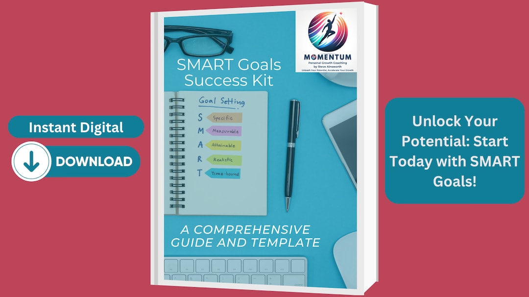 SMART Goals Success Kit | Comprehensive Digital Guide & Templates for ...