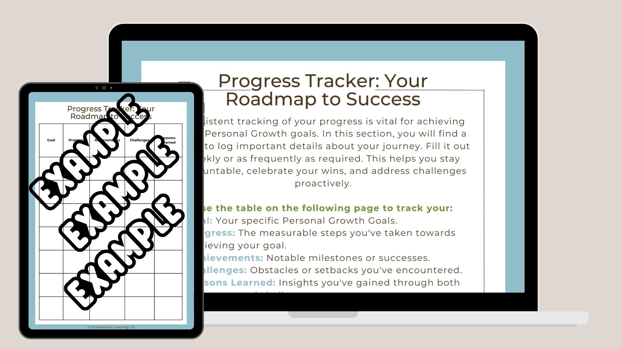 Progress Tracker for Personal Growth: Track, Celebrate, and Grow! - Etsy