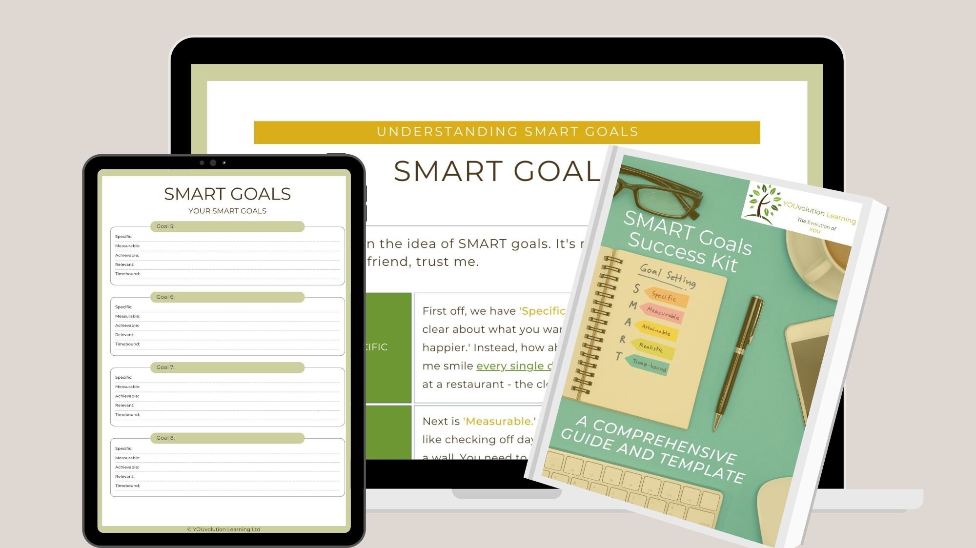 SMART Goals Success Kit A Comprehensive Guide and Template for Goal ...