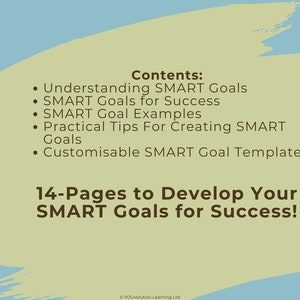 SMART Goals Success Kit A Comprehensive Guide and Template for Goal ...