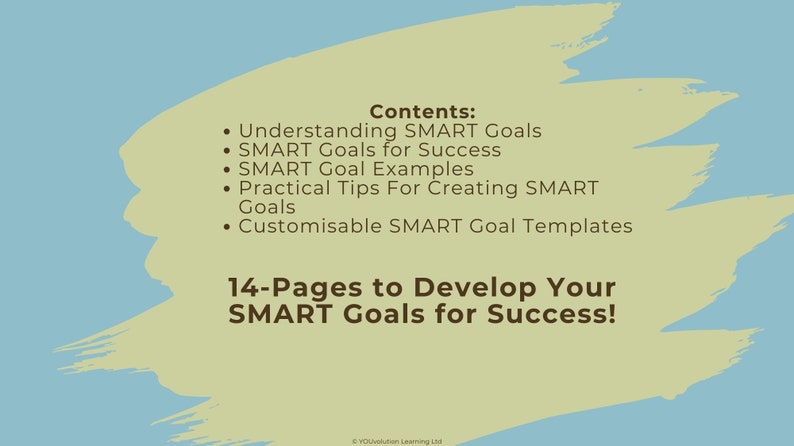 SMART Goals Success Kit A Comprehensive Guide and Template for Goal ...