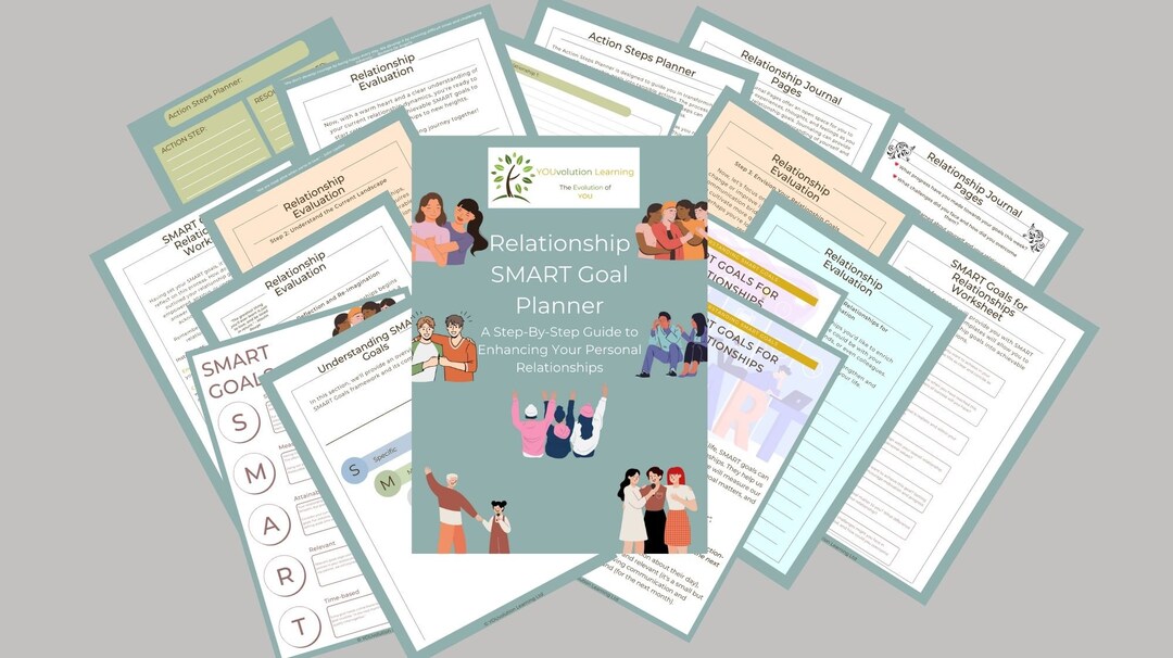 Relationship SMART Goals Planner: A Step-by-step Guide to - Etsy