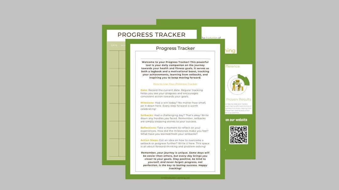 Daily Fitness Progress Tracker - Celebrate Wins, Learn From Setbacks ...