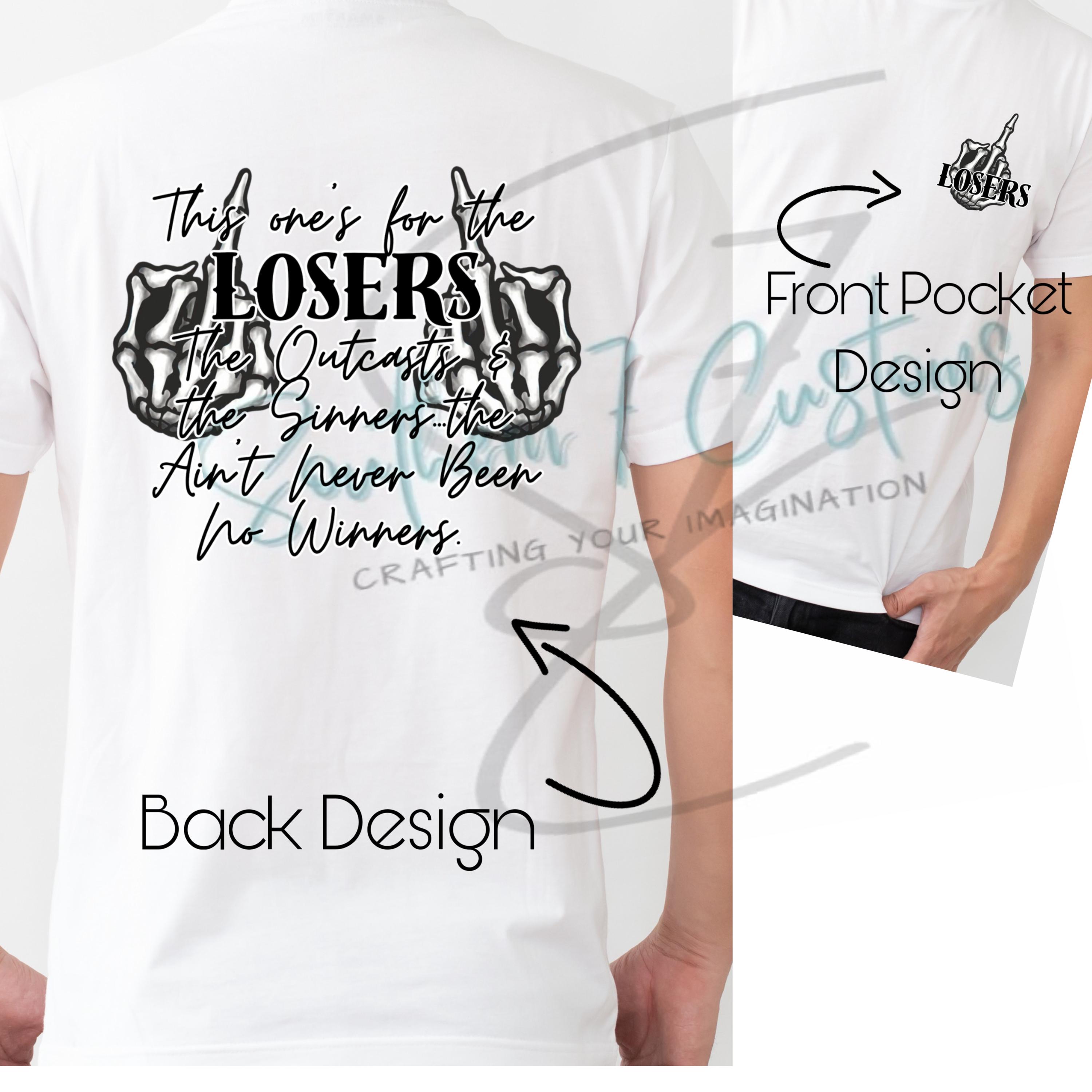 LOSERS Post Malone & Jelly Roll “losers” Inspired Digital Design PNG - Etsy