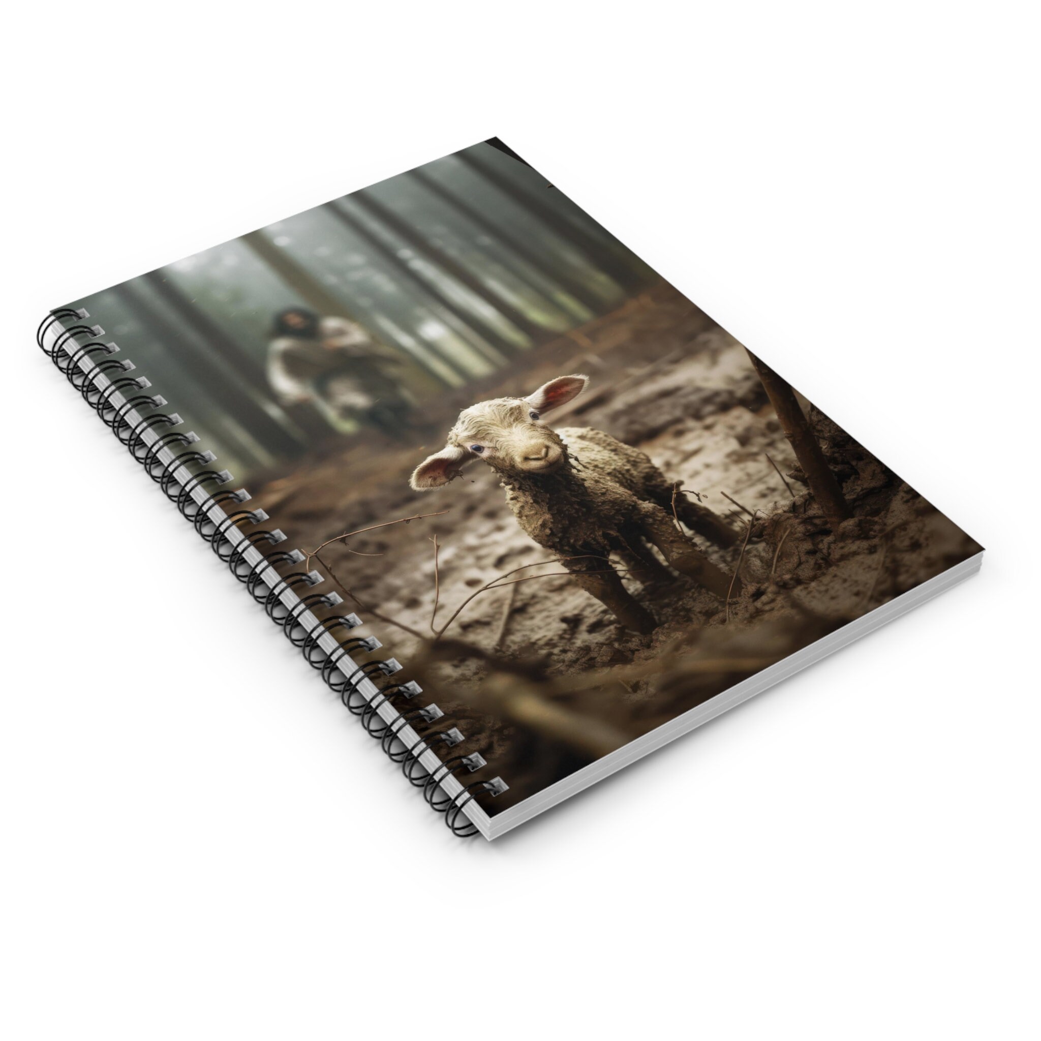 Christ Will Save the Lamb Spiral Notebook Ruled Line - Etsy