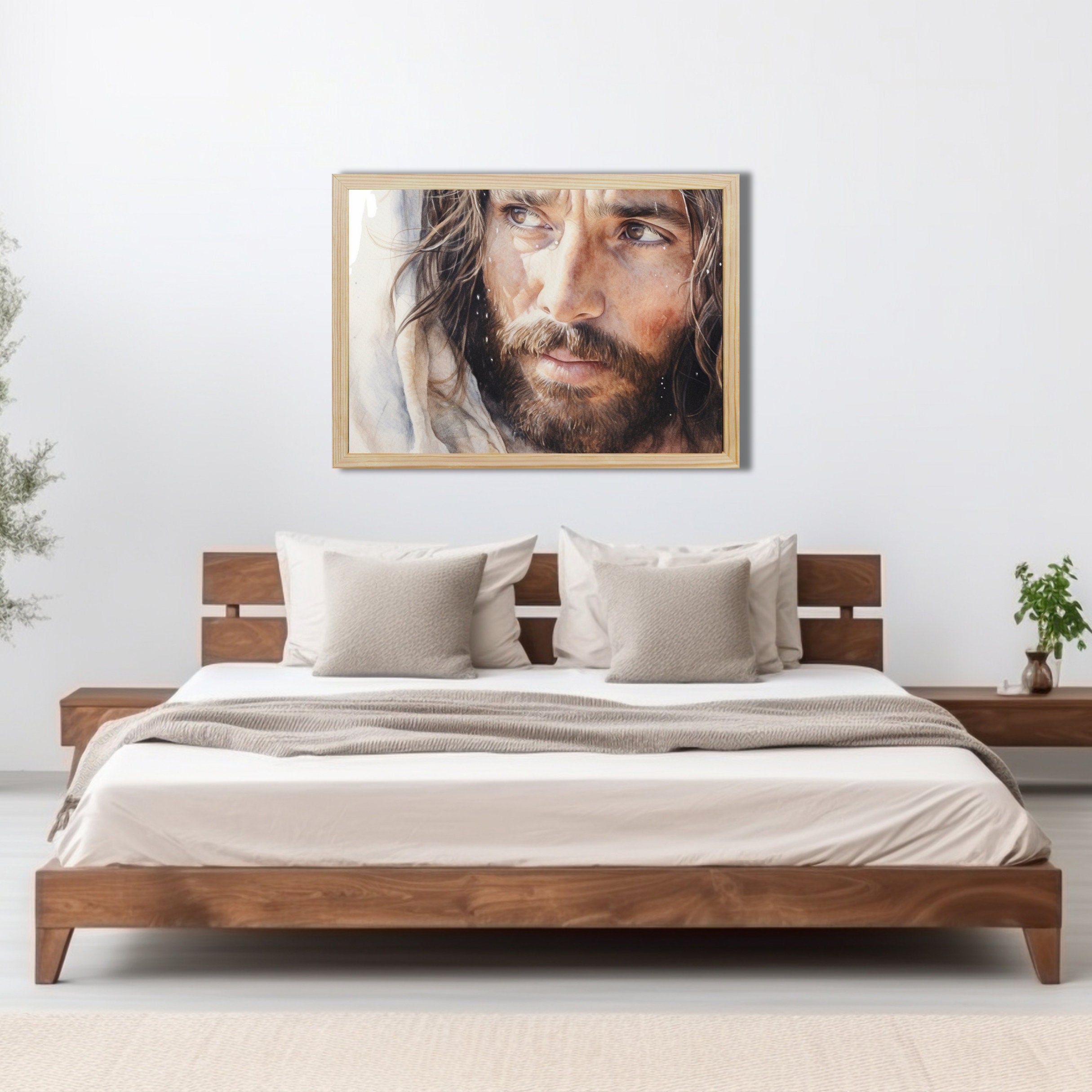 Christ Abide With Me Digital Download, Watercolor Pencil Illustration ...