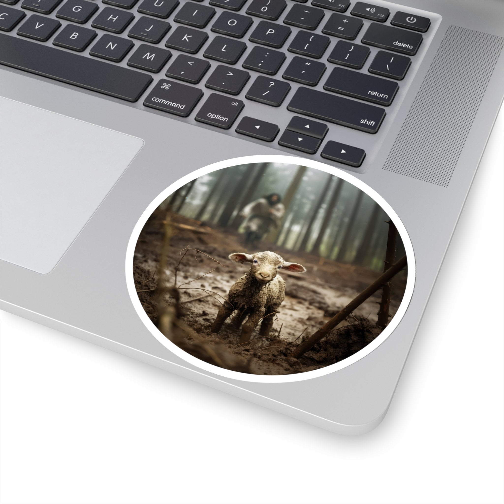 Christ Will Save the Lamb Sticker Round Kiss Cut, Multiple Sizes ...