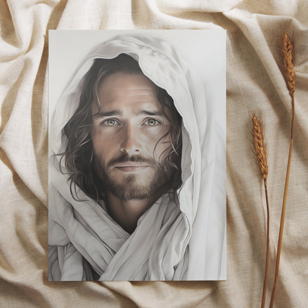 Poster of 'portrait of Christ' Matte Vertical Poster, Christ and Lamb ...