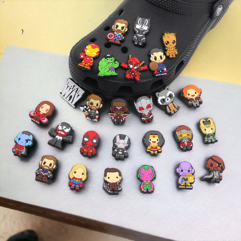 Marvel Superheroes Croc Charms Crocs Jibbitz Video Game - Etsy