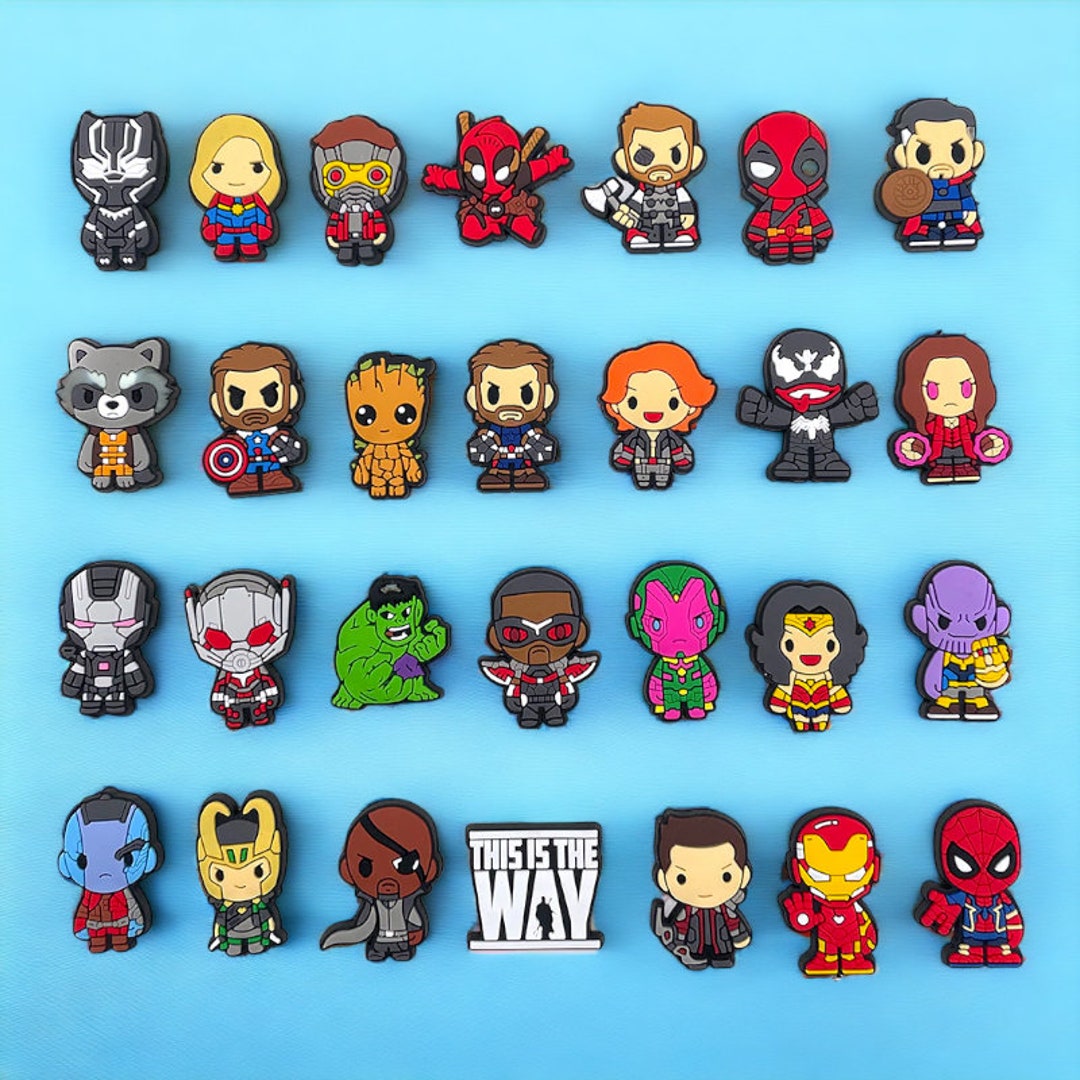 Marvel Superheroes Croc Charms Crocs Jibbitz Video Game - Etsy