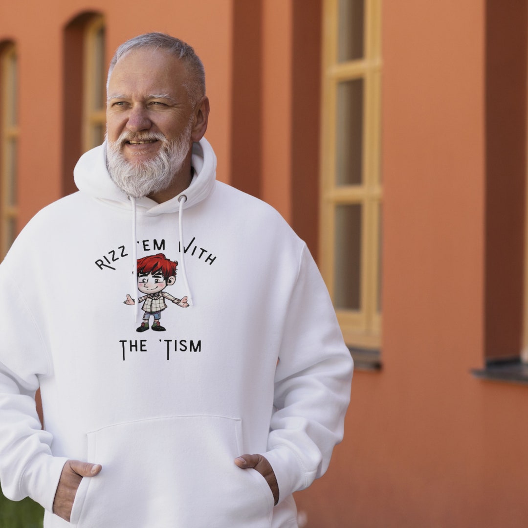 Rizz 'em With the Tism, Autism Hoodie Love - Etsy