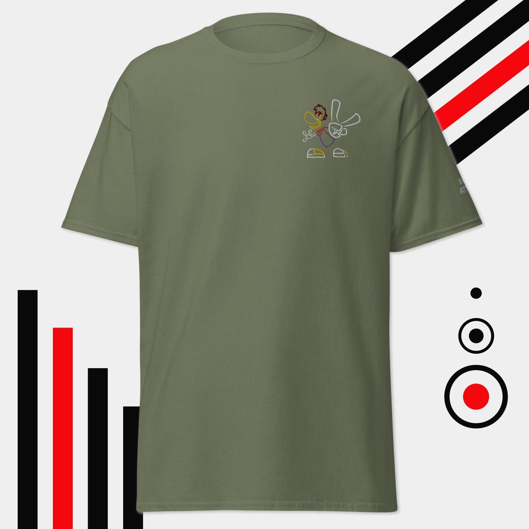 Rayman Embroidered T-shirt, Gaming Embroidered T-shirt, Video Game ...