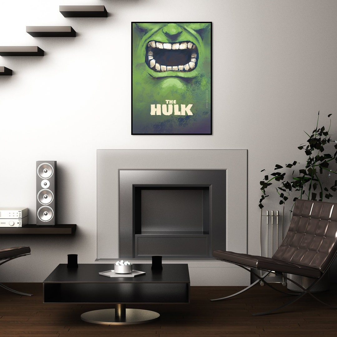 Alternative hulk Film Poster, Digital Illustration, Painting Style, A3 ...