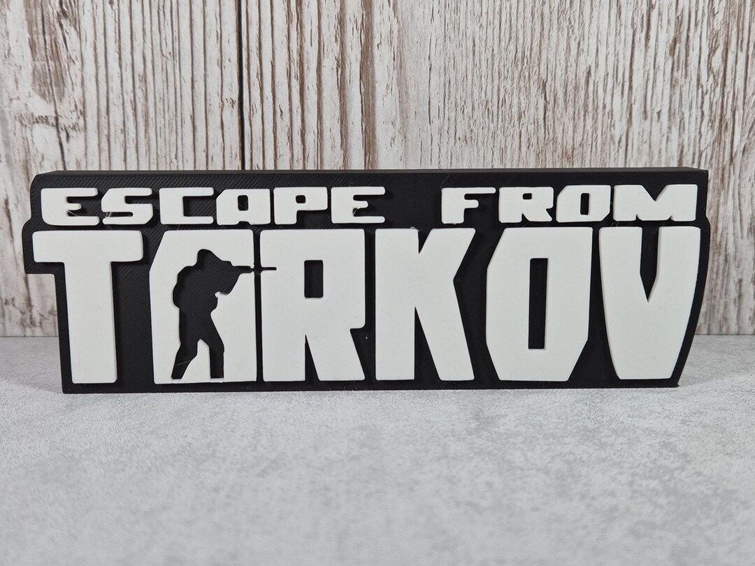 Escape From Tarkov 3D Printed Desk Sign Custom Gamer Decor, Perfect ...