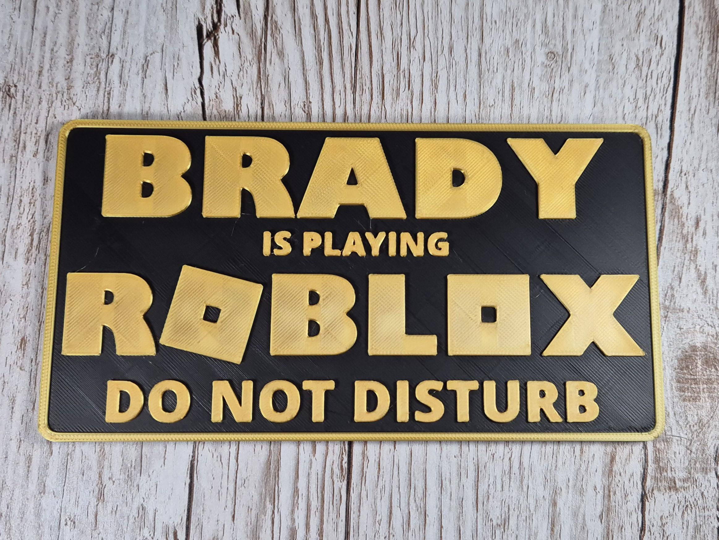 Custom Roblox Forsaken Do Not Disturb Sign | Gamer Door Sign - Etsy