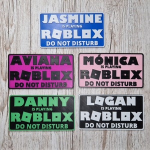 Custom Roblox Phighting Do Not Disturb Door Sign | Name Plate | Made to ...
