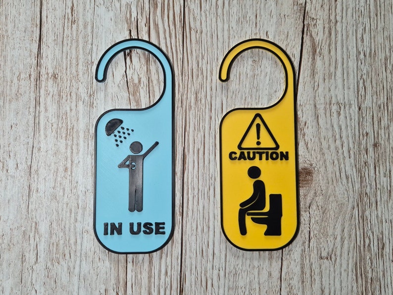 Shower in Use Door Sign | Do Not Disturb - Etsy