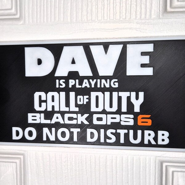 Call of Duty Name Sign - Etsy