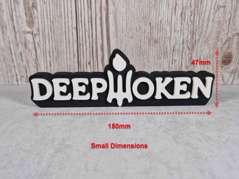 Roblox Deepwoken 3D Printed Desk Sign: Gamer Decor Gift - Available in ...