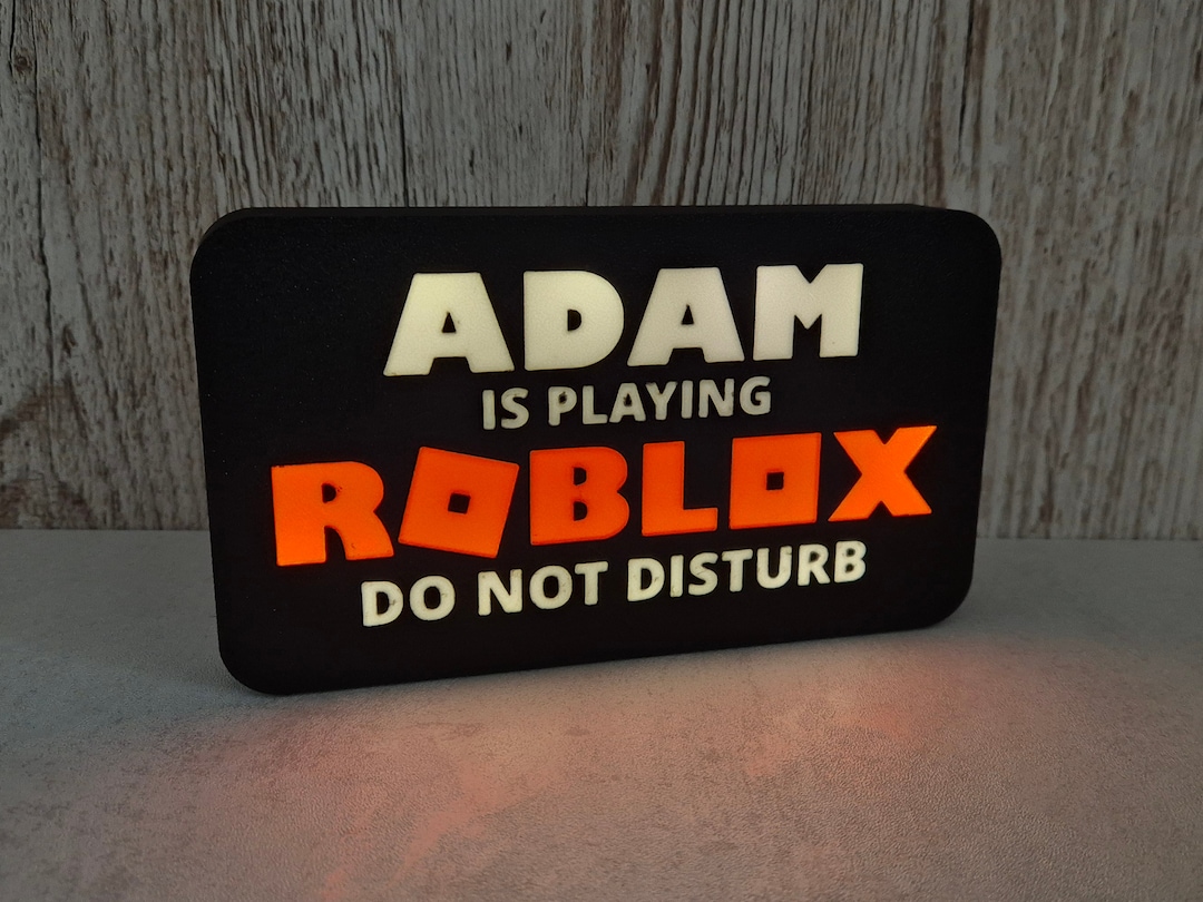 Custom Roblox Light Box: Personalized Gaming Decor - Etsy