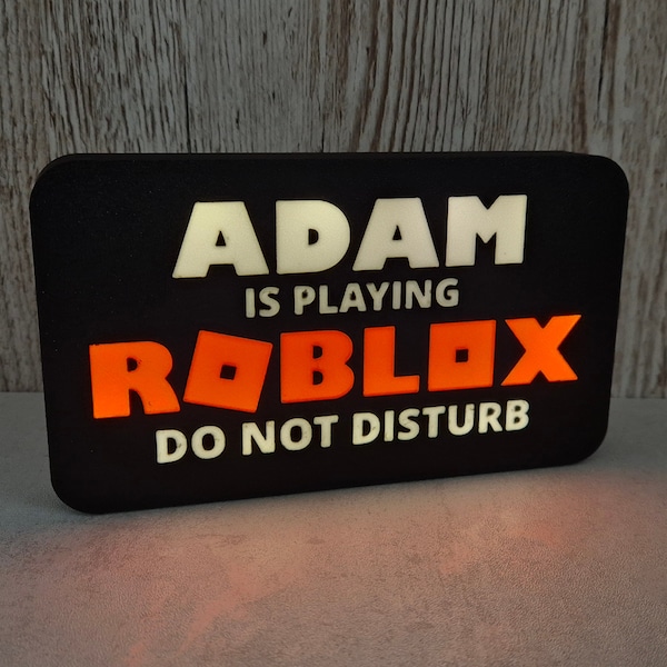 Roblox Name Plate - Etsy
