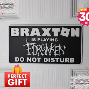 Custom Roblox Forsaken Do Not Disturb Sign | Gamer Door Sign - Etsy ...