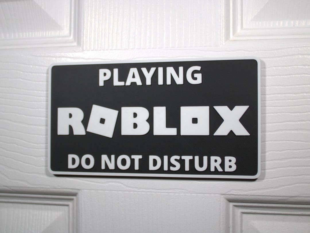 Door Sign Do Not Disturb Made to Order Doors Roblox FNAF Regretevator ...