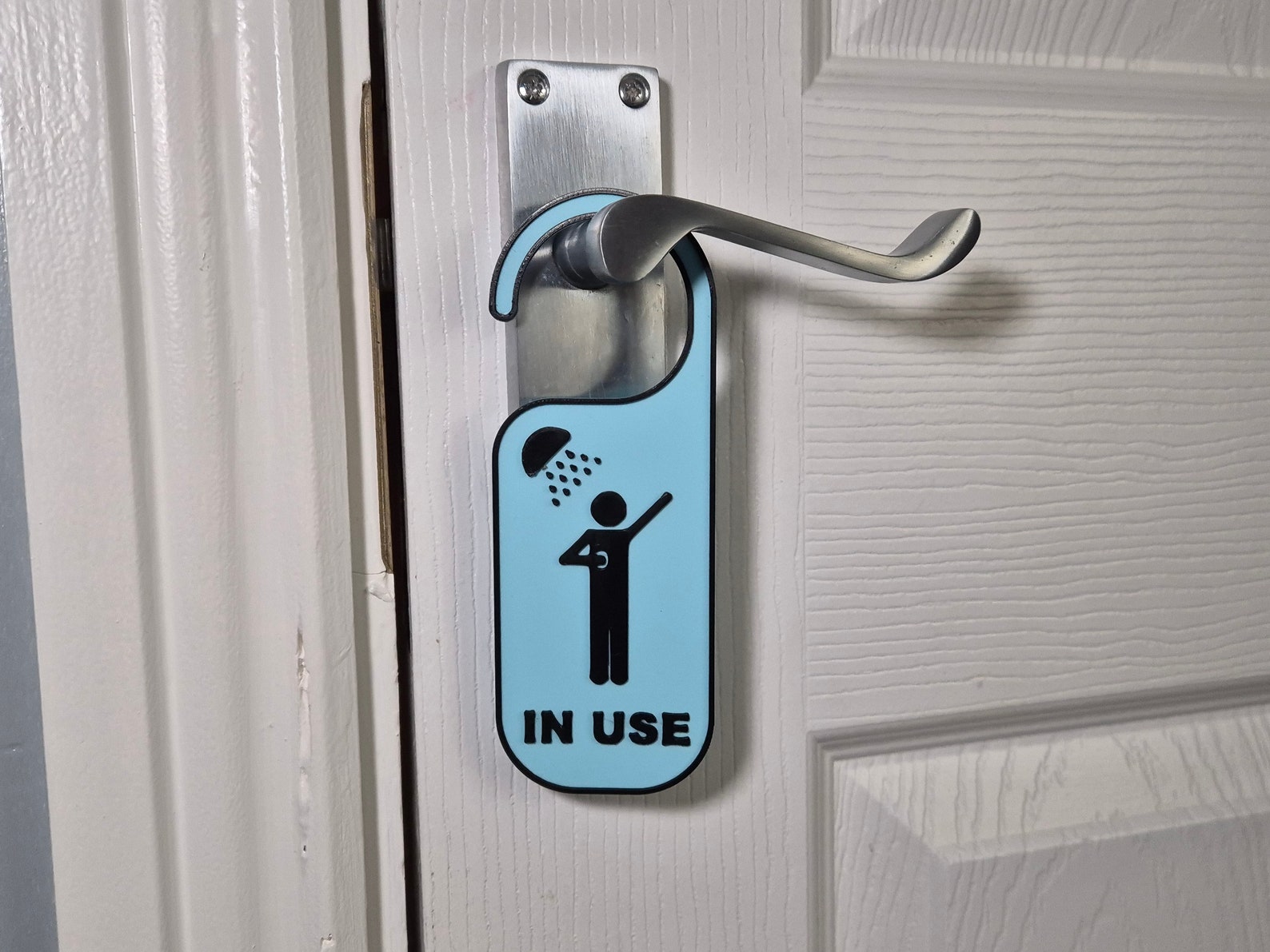 Shower in Use Door Sign | Do Not Disturb - Etsy